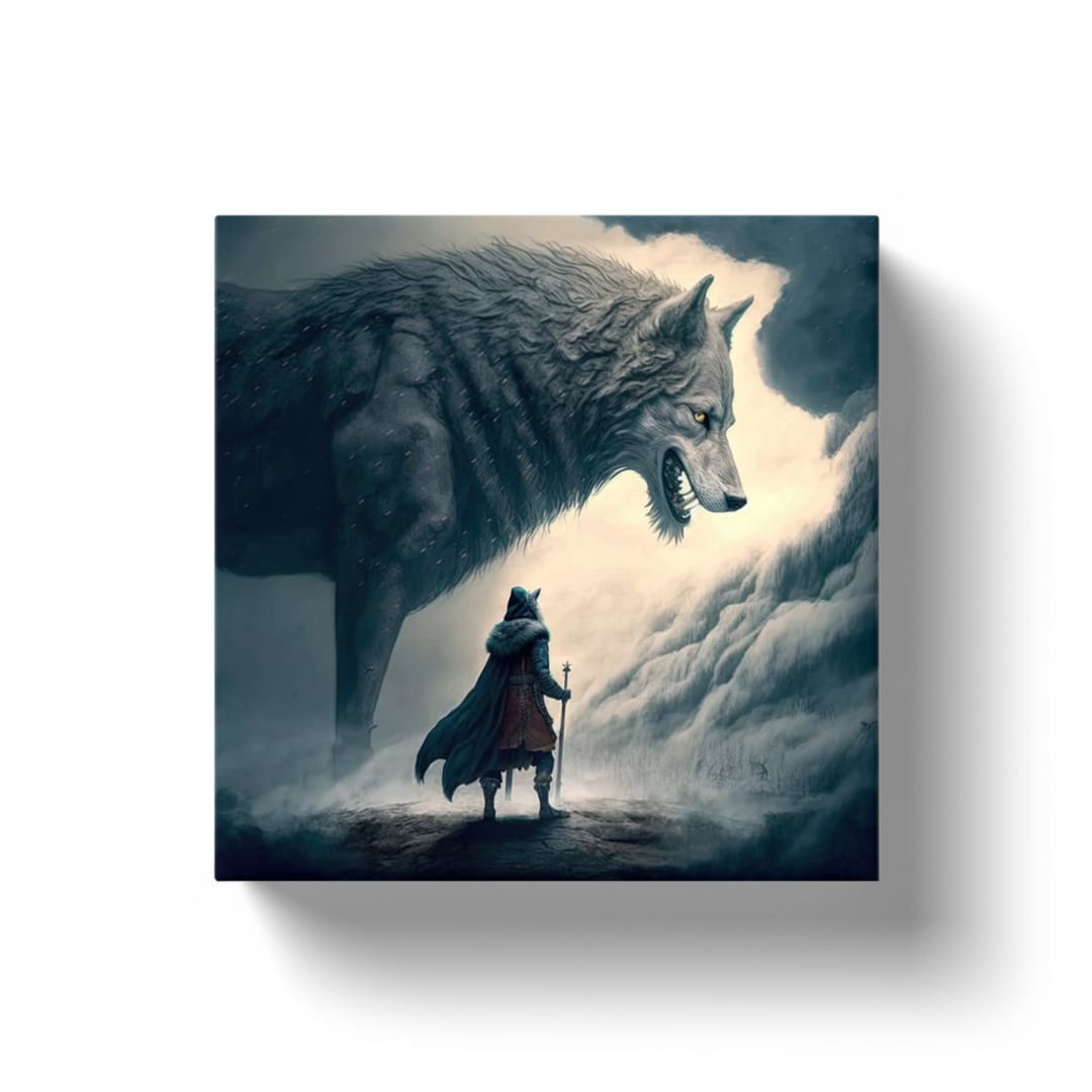 Tyr and Fenrir: Fenrir Art, Fenrir Art Print, Fenrir Poster, Fenrir ...