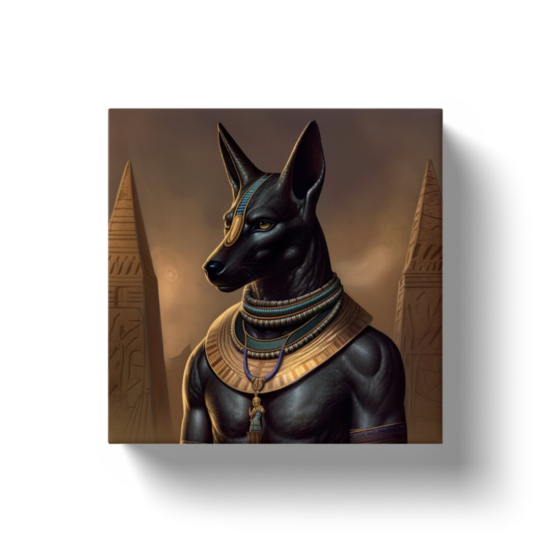 Anubis, Protector of Tombs - Anubis Art, Anubis Art Print, Anubis ...