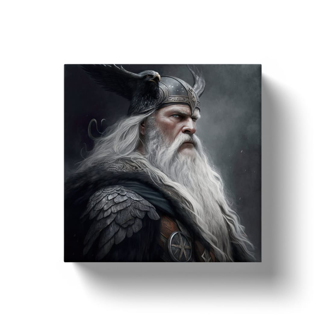 Odin and Hraesvelgr - Odin Art, Odin Art Print, Norse God Odin - Etsy