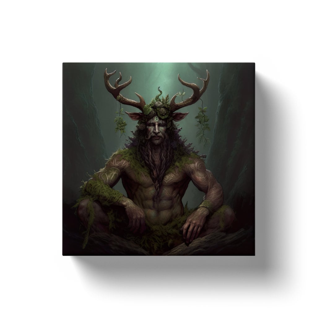 Cernunnos, Druid, Cernunnos Art Print, Cernunnos Statue Altar, Cernun ...
