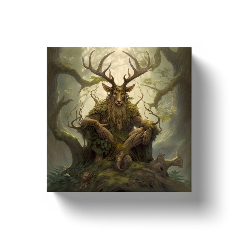 Cernunnos, Druid, Cernunnos Art, Cernunnos Art Print, Cernunnos Statue ...