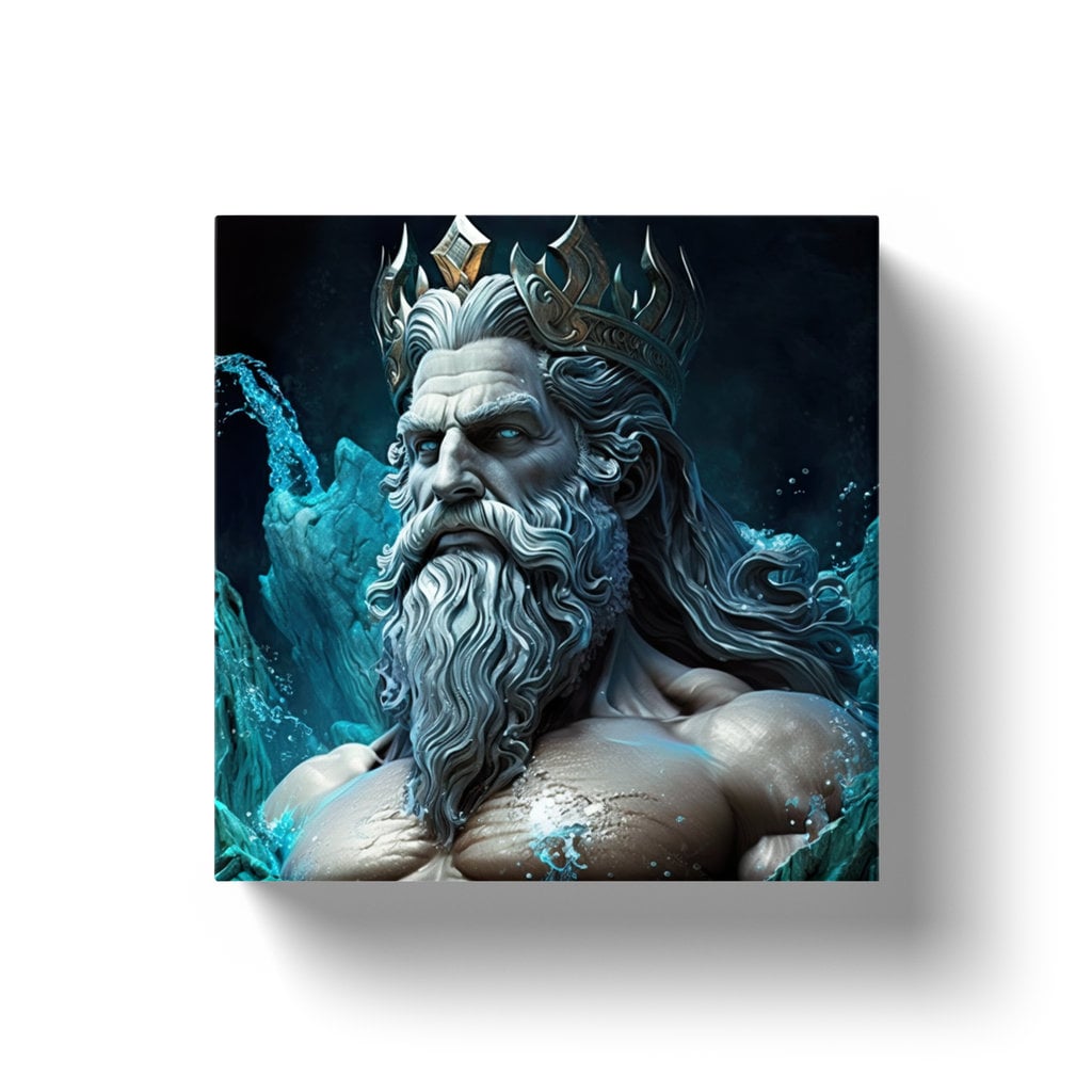 Poseidon of the Sea and Waters Greek God Poseidon, Poseidon Art, Poseidon Art Print - Etsy