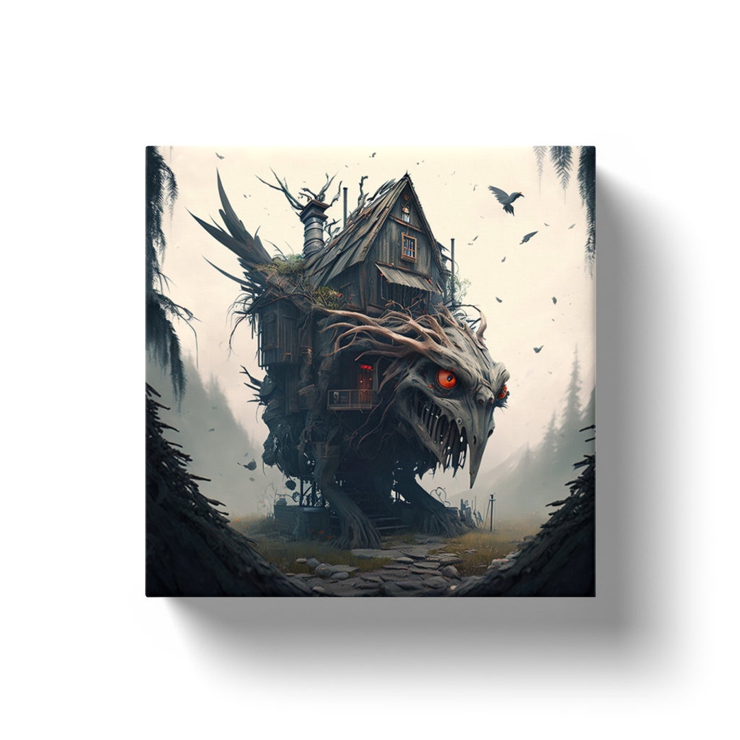 Baba Yaga Baba Yaga Hut, Baba Yaga Art Print, Baba Yaga Statue, Baba ...