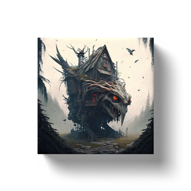 Baba Yaga Baba Yaga Hut, Baba Yaga Art Print, Baba Yaga Statue, Baba ...