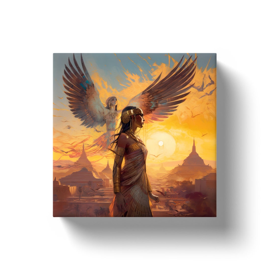 Isis Restores Maat (osiris Myth), Isis, Maat, Isis Art, Isis Art Print ...
