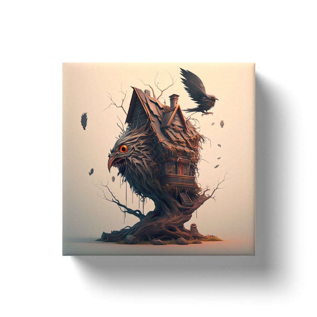 Baba Yaga Baba Yaga Hut, Baba Yaga Art Print, Baba Yaga Statue, Baba ...