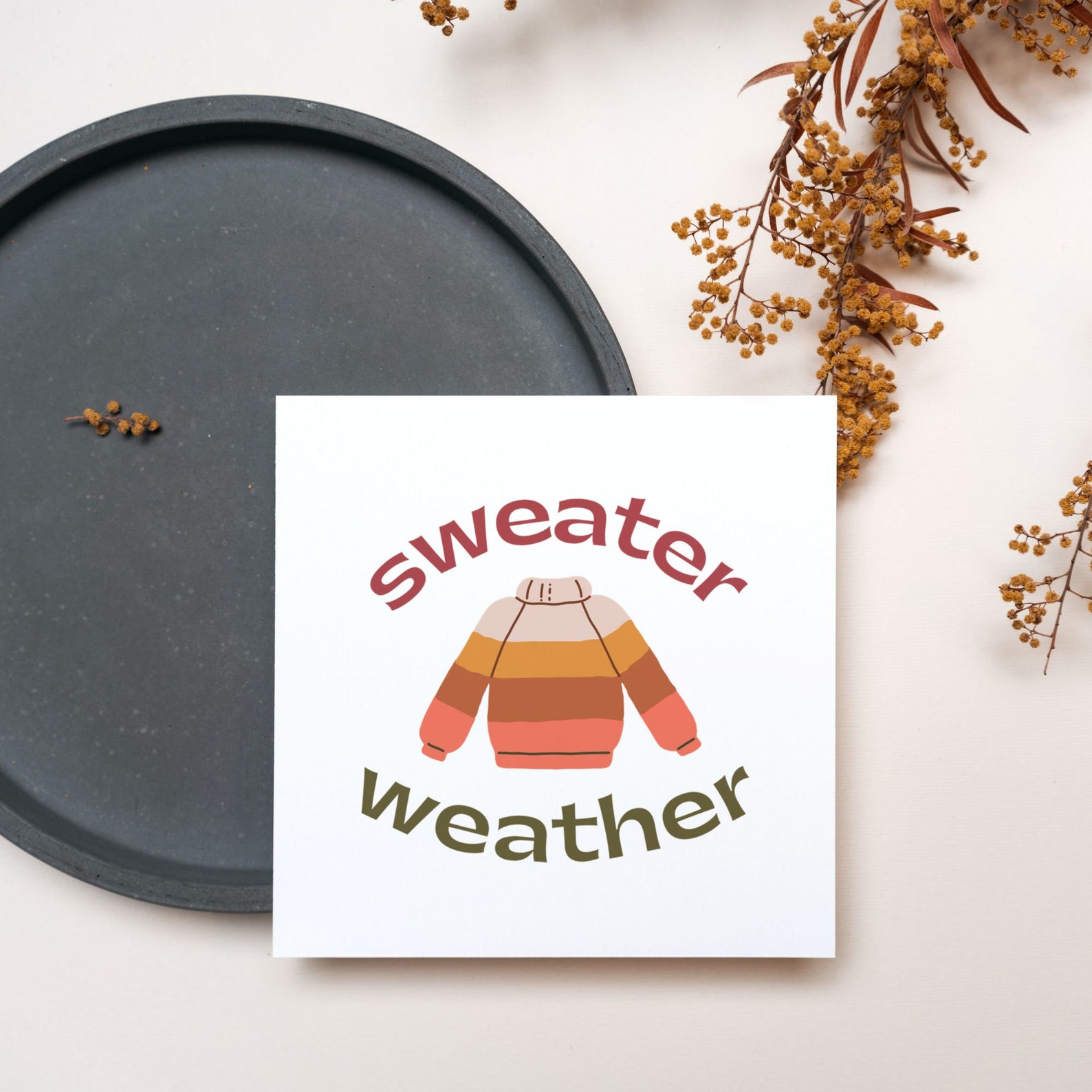 Sweater Weather Fall SVG and PNG Perfect for Cricut or Silhouette ...