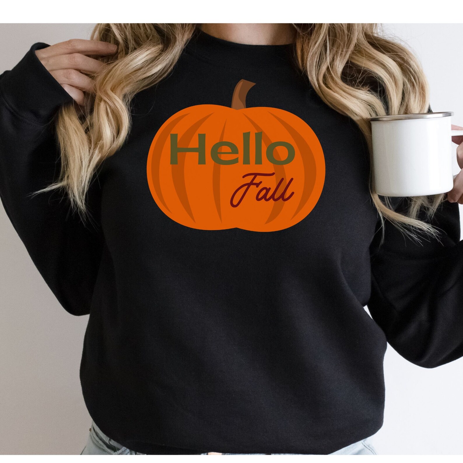 Hello Fall Pumpkin SVG and PNG Perfect for Cricut or Silhouette ...