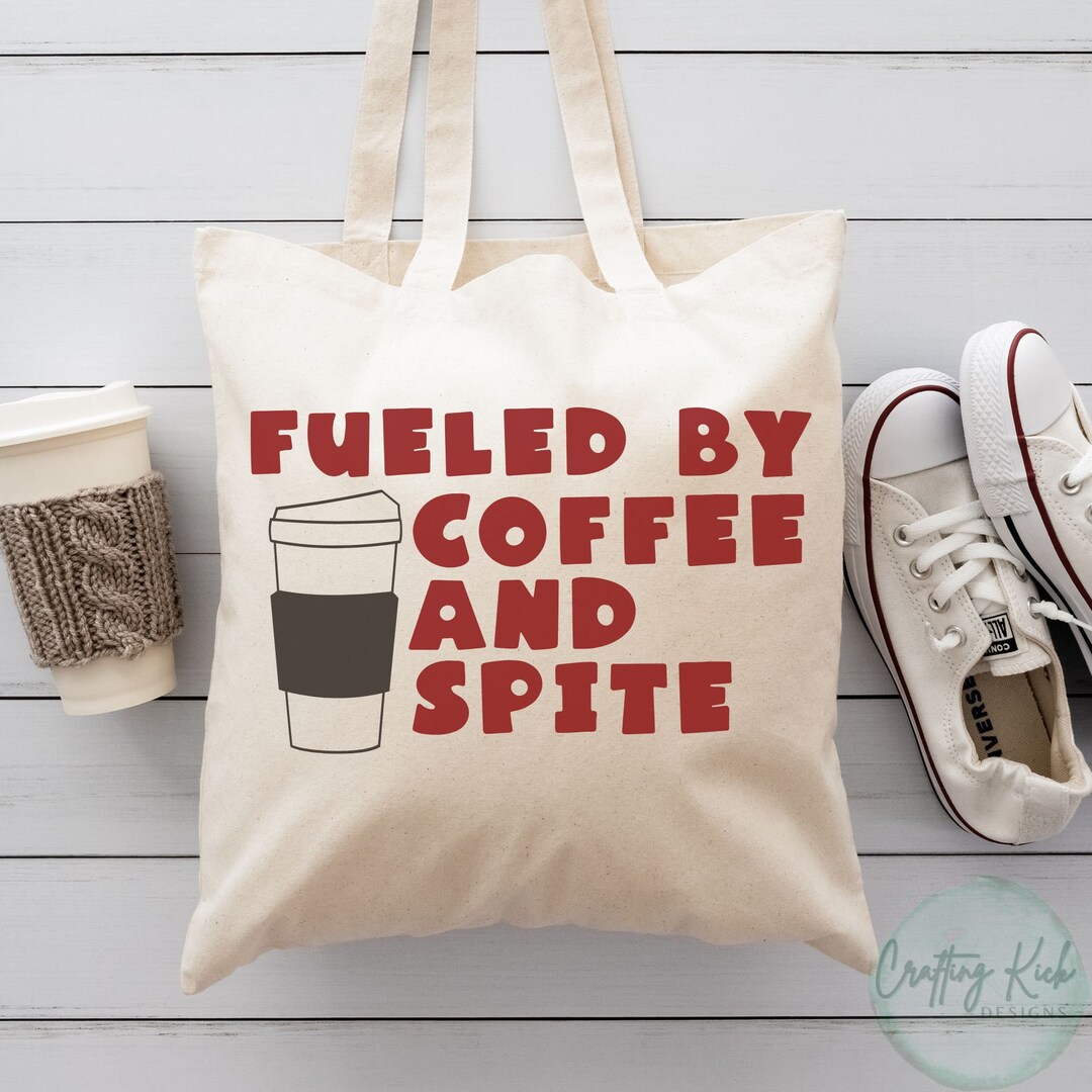 Fueled by Coffee and Spite Digital Design SVG and PNG Bundle - Etsy