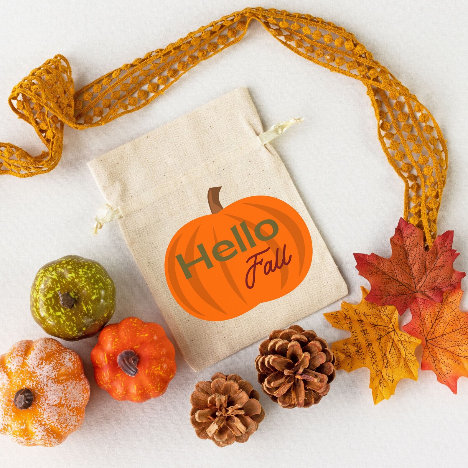 Hello Fall Pumpkin SVG and PNG Perfect for Cricut or Silhouette ...