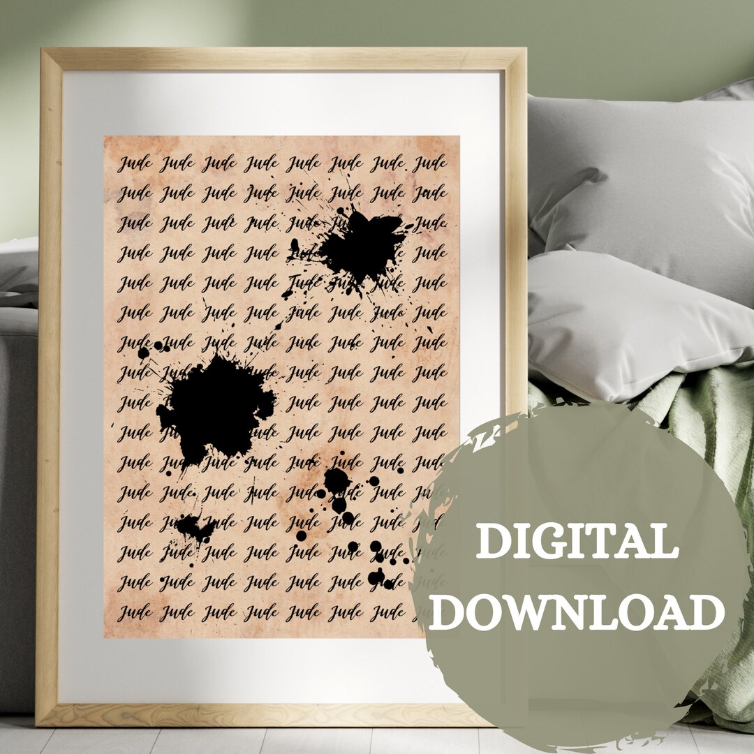 Jude's Letter Printable Wall Art, Holly Black Quote, the Cruel Prince ...