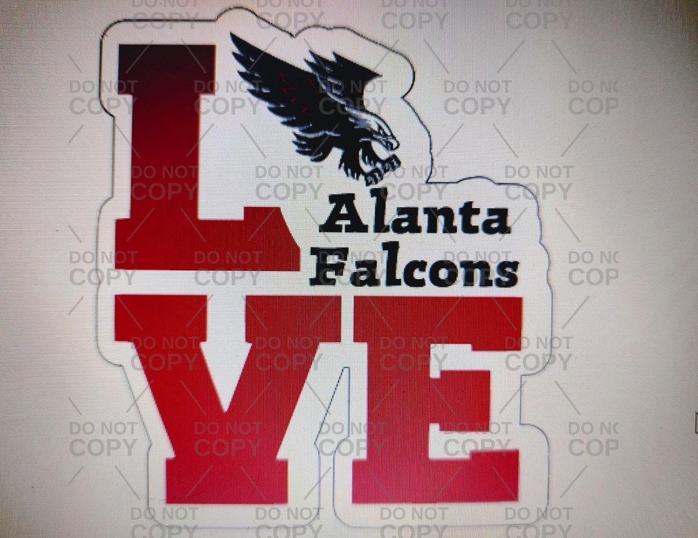 Alanta Falcons Decals Made to Order - Etsy