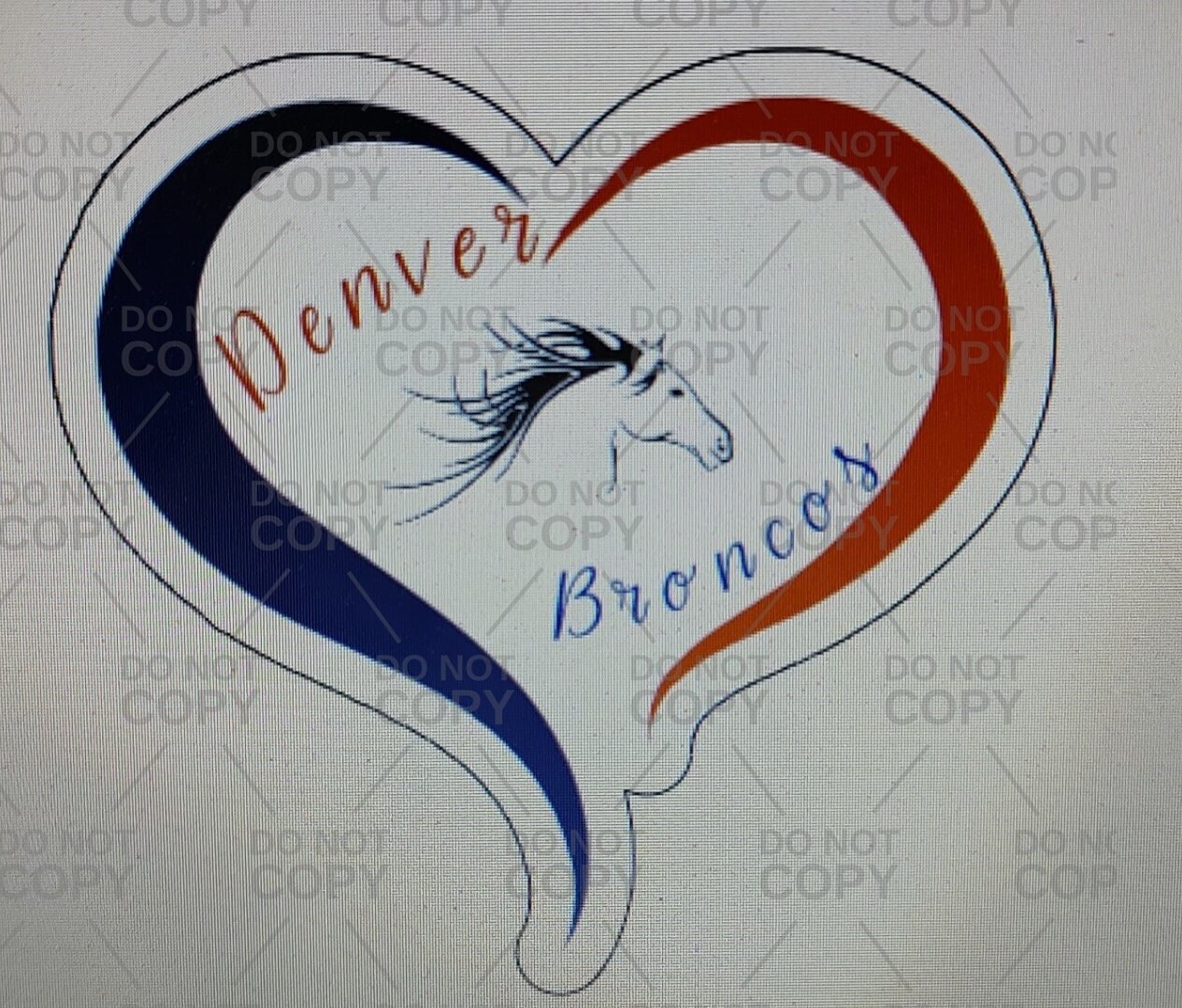 Denver Broncos Decals Made to Order - Etsy