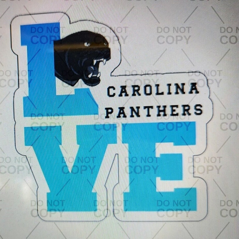 Carolina Panthers Decal Made to Order - Etsy