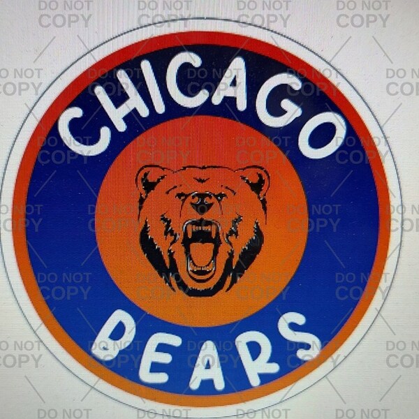 Chicago Bears Decal - Etsy