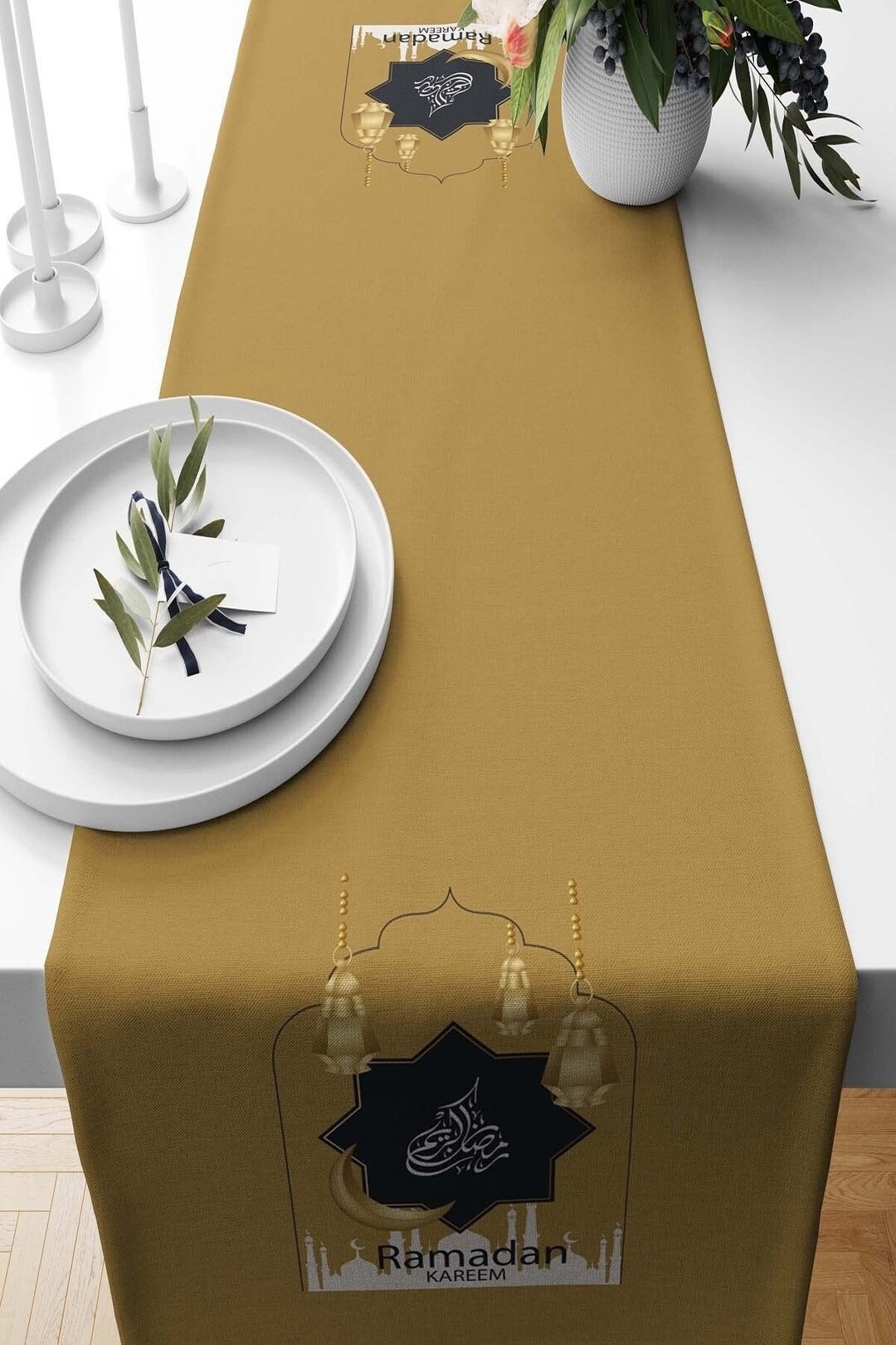 Ramadan Table Runner Ramadan Decoration Runner Islamic Table - Etsy