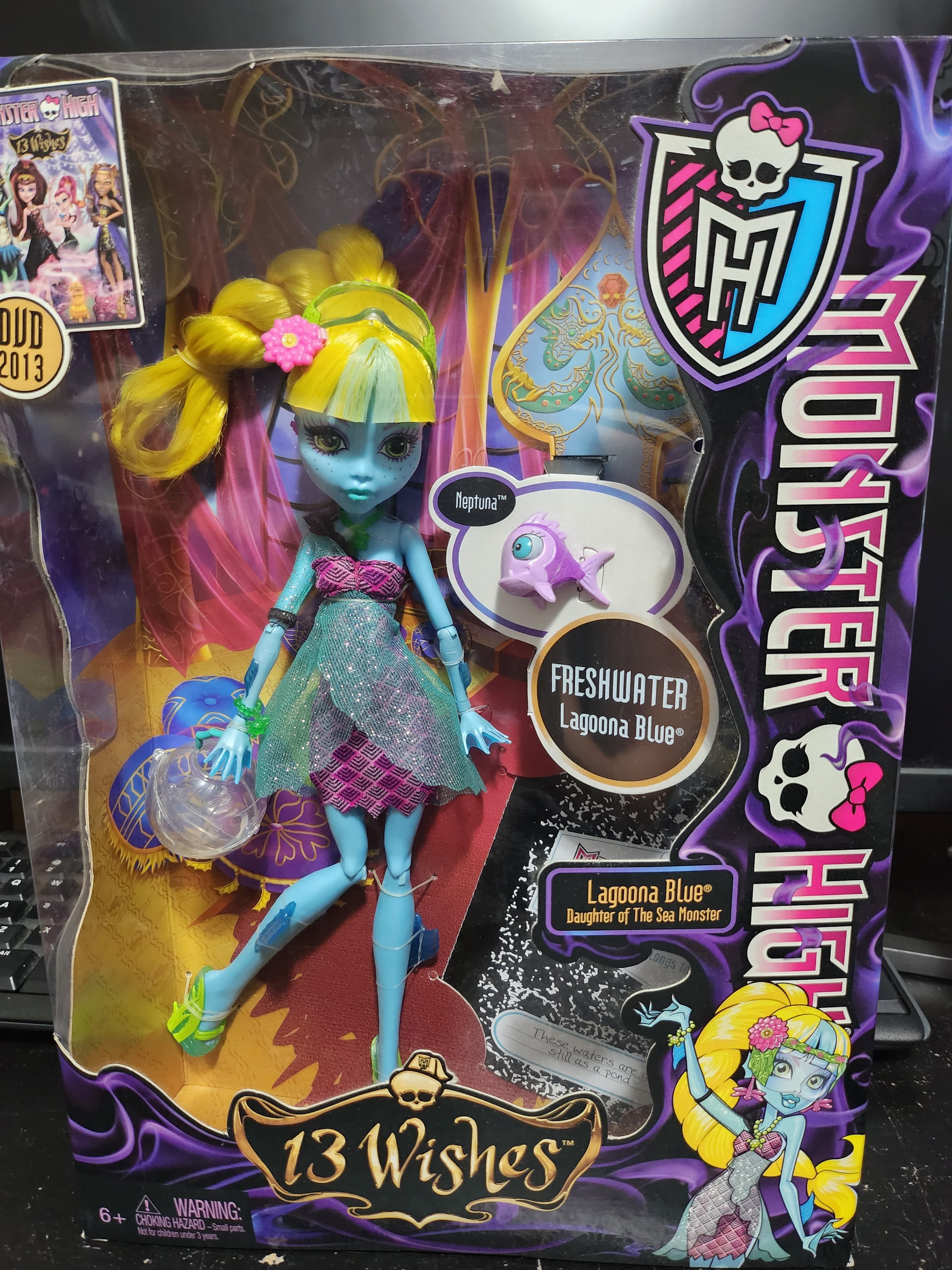 Monster High 13 Wishes Lagoona Blue
