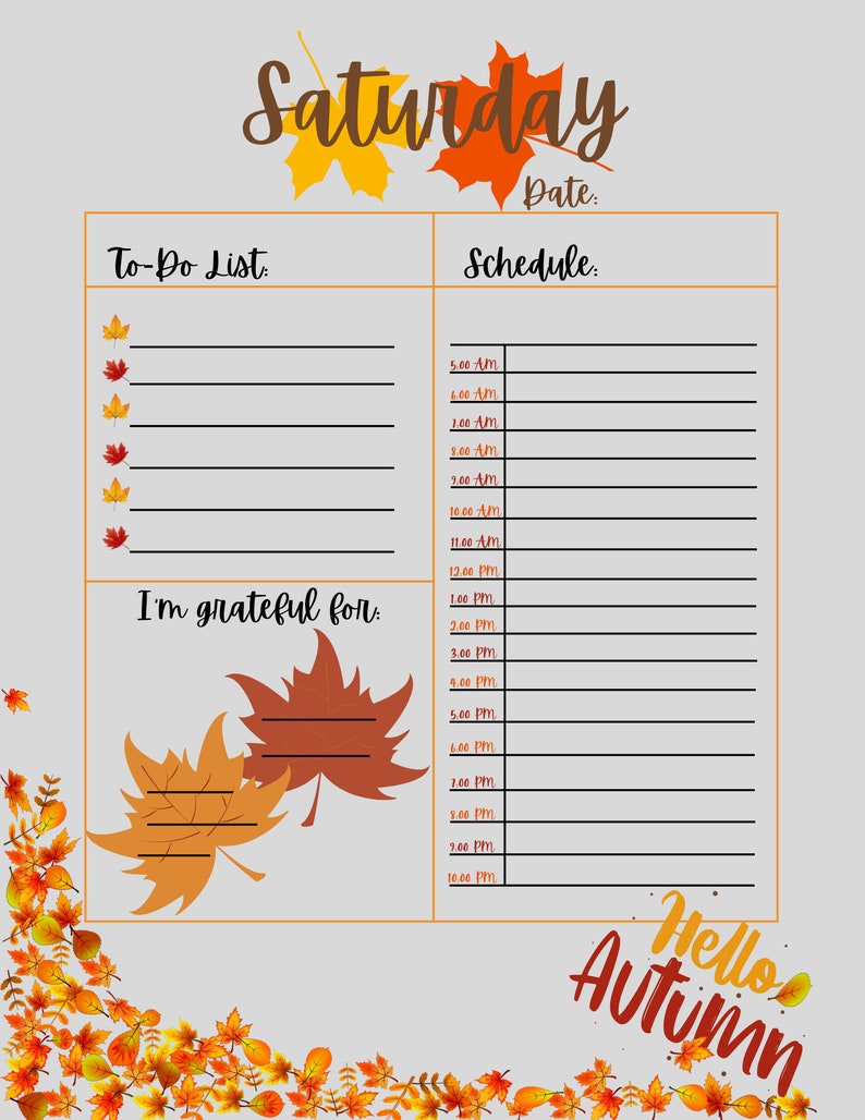 Daily Printable To-do List, Digital Download, Planner, Daily Planner ...
