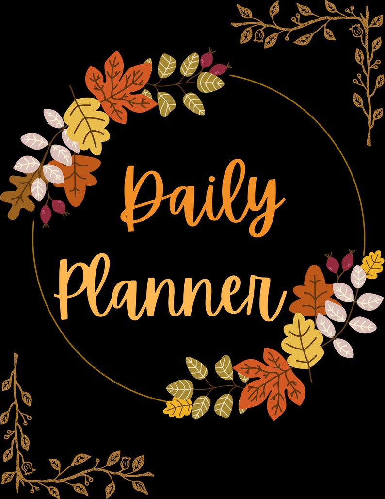 Daily Printable To-do List, Digital Download, Planner, Daily Planner ...