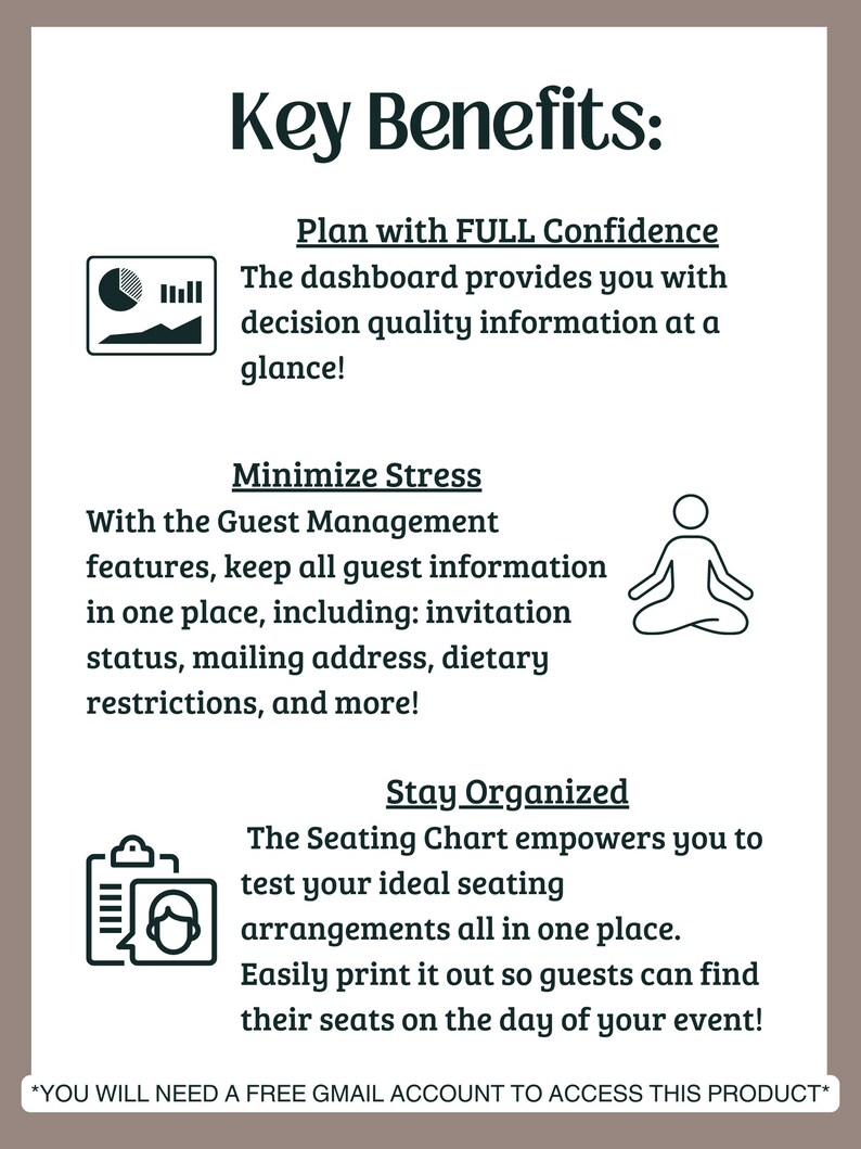 Guest List Spreadsheets & Seating Plan BUNDLE. Digital WEDDING Planner ...