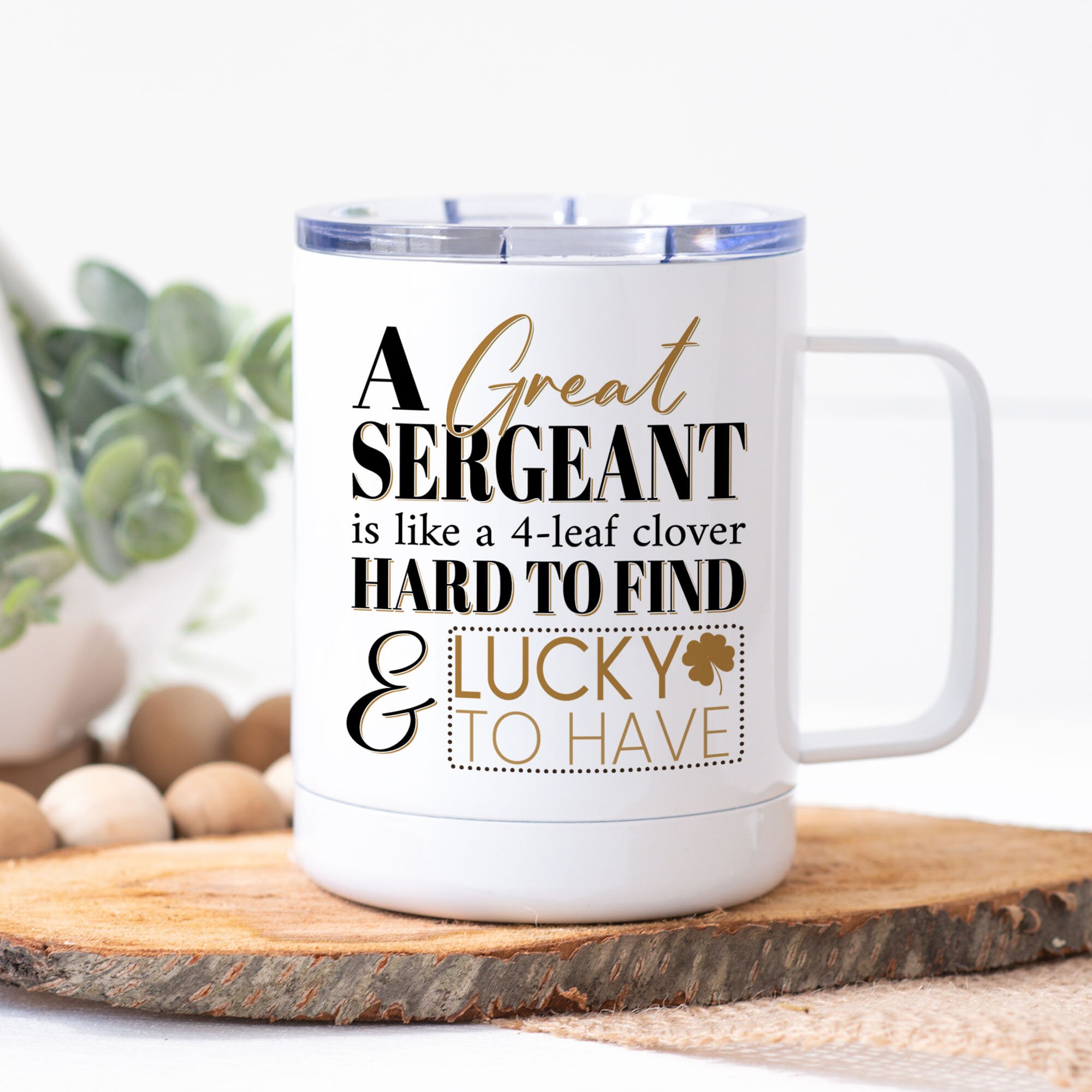 Sergeant Appreciation Gift for Police Sergeant, A Great Sergeant ...