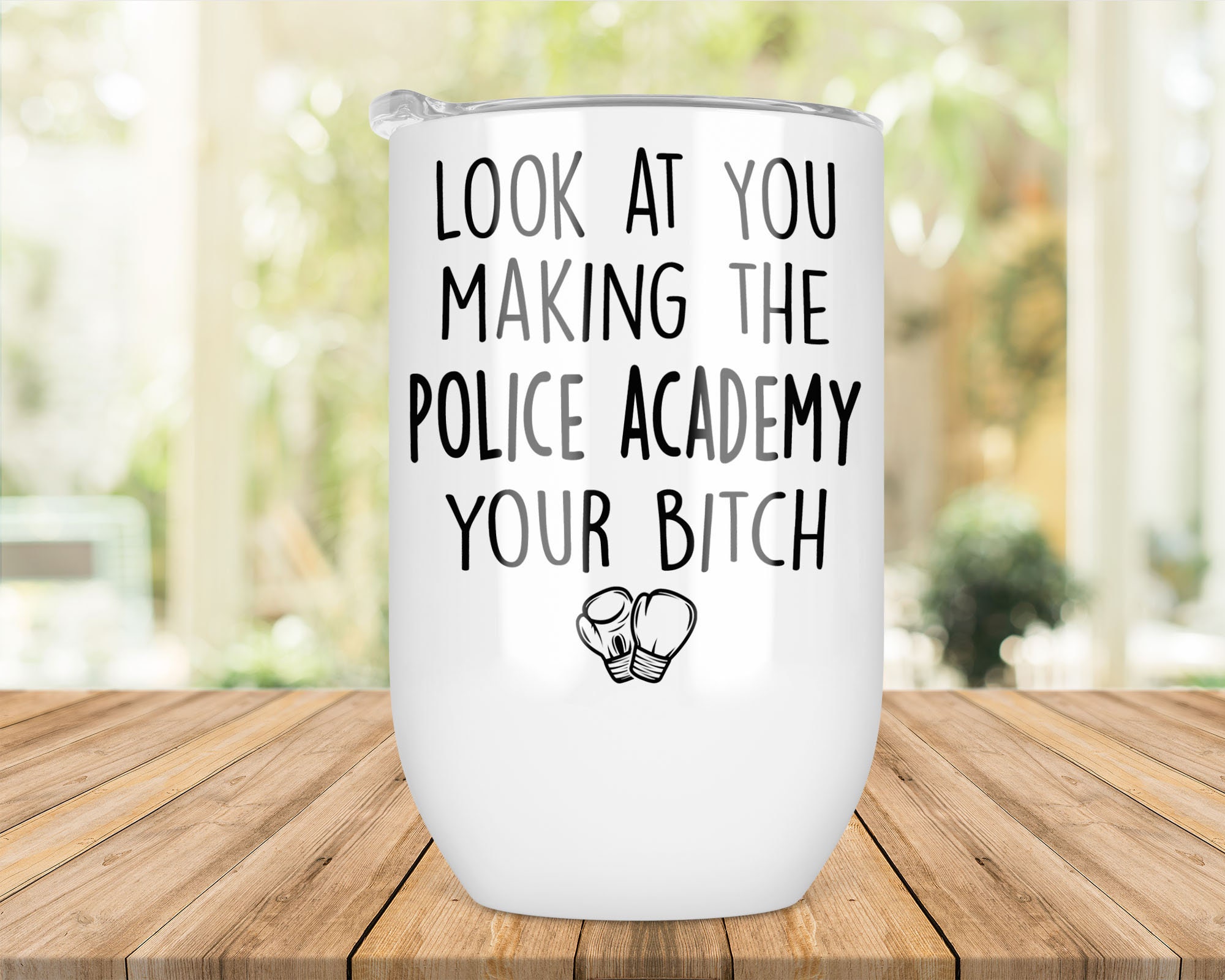 Funny Police Academy Graduation Gift, Police Training Tumbler for ...