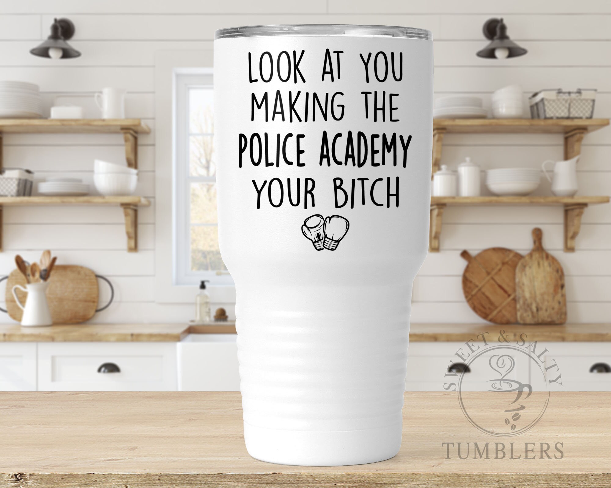Funny Police Academy Graduation Gift, Police Training Tumbler for ...