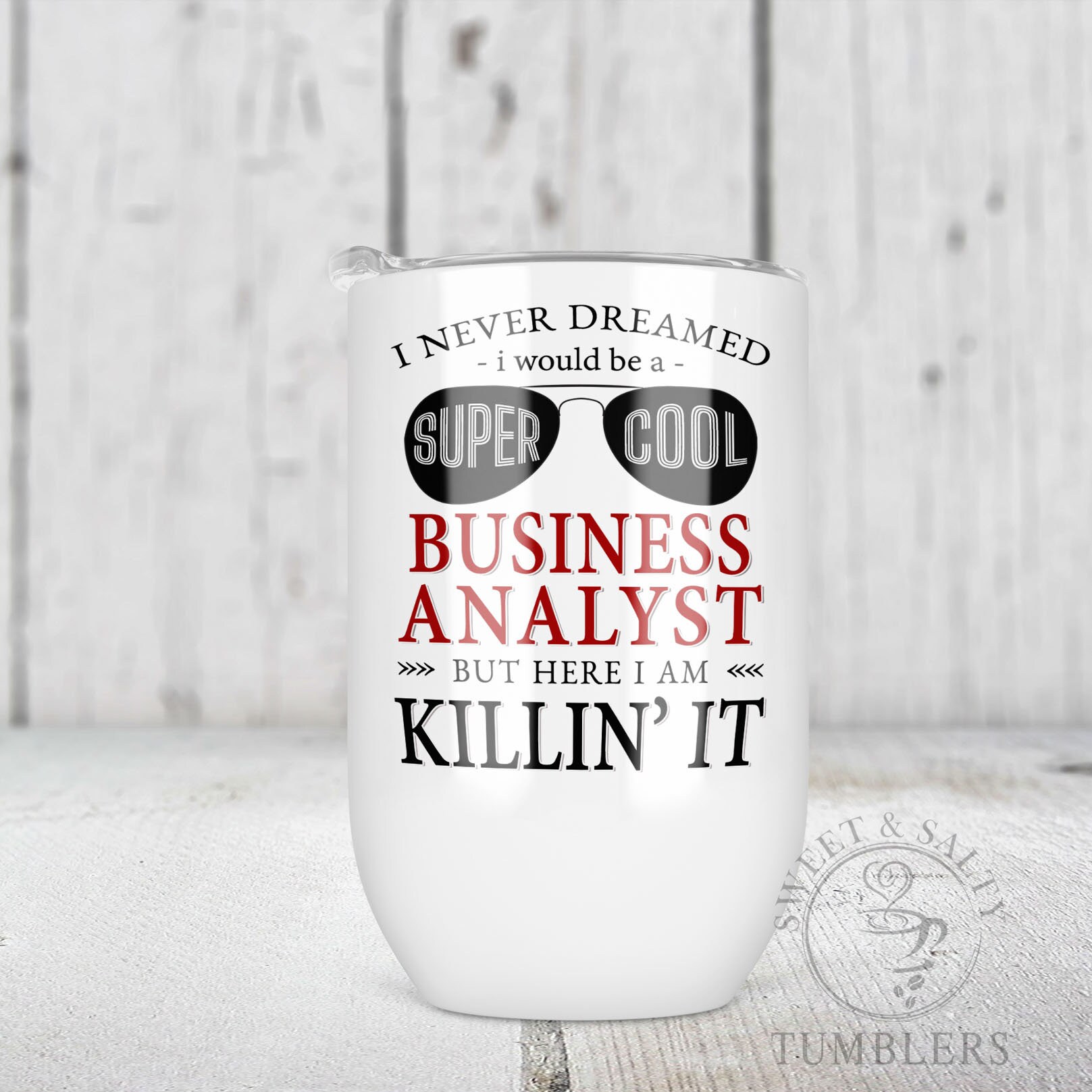 Business Analyst Gift for Business Analyst Tumbler, Super Cool Business ...