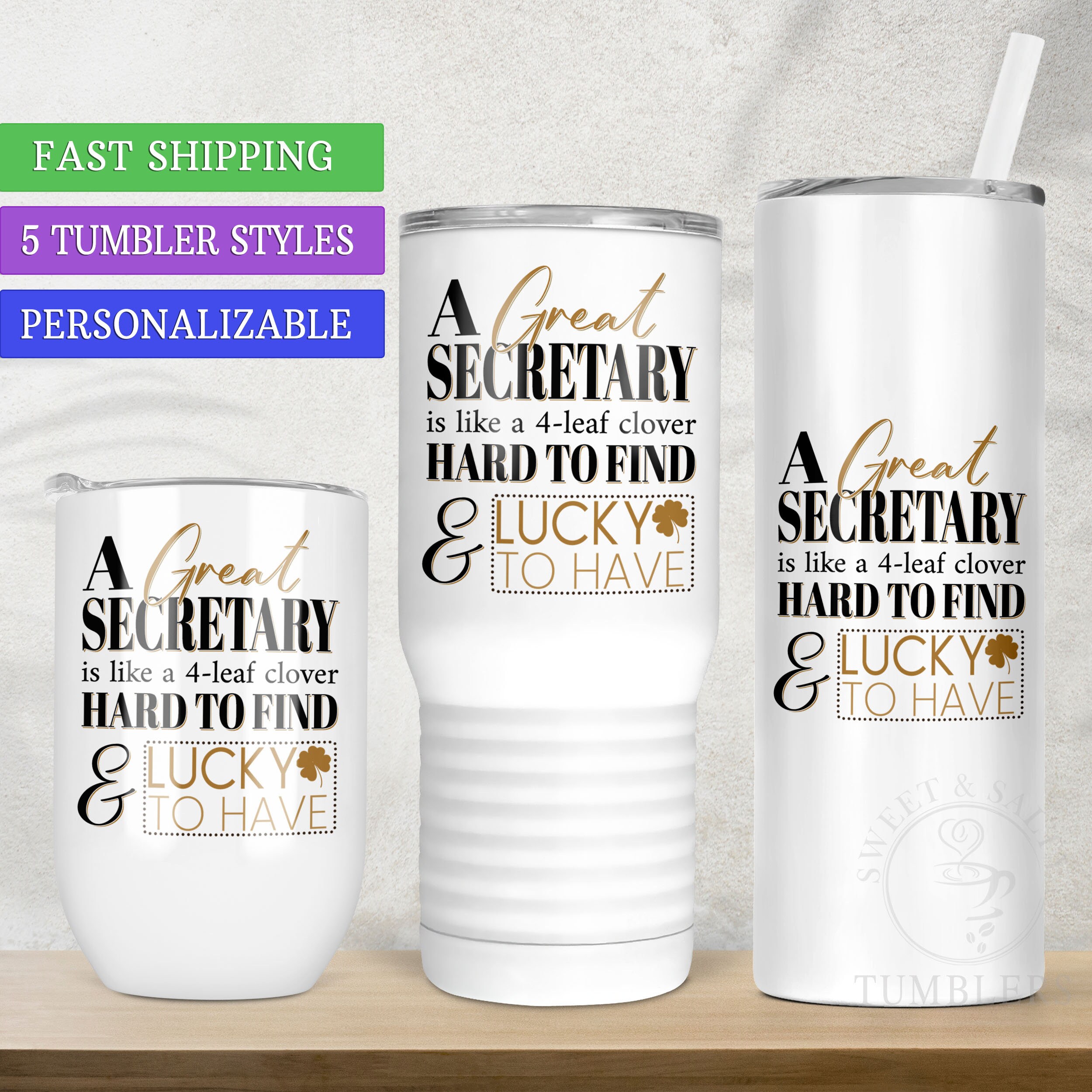 Secretary Appreciation Gift for Personal Secretary, A Great Secretary ...