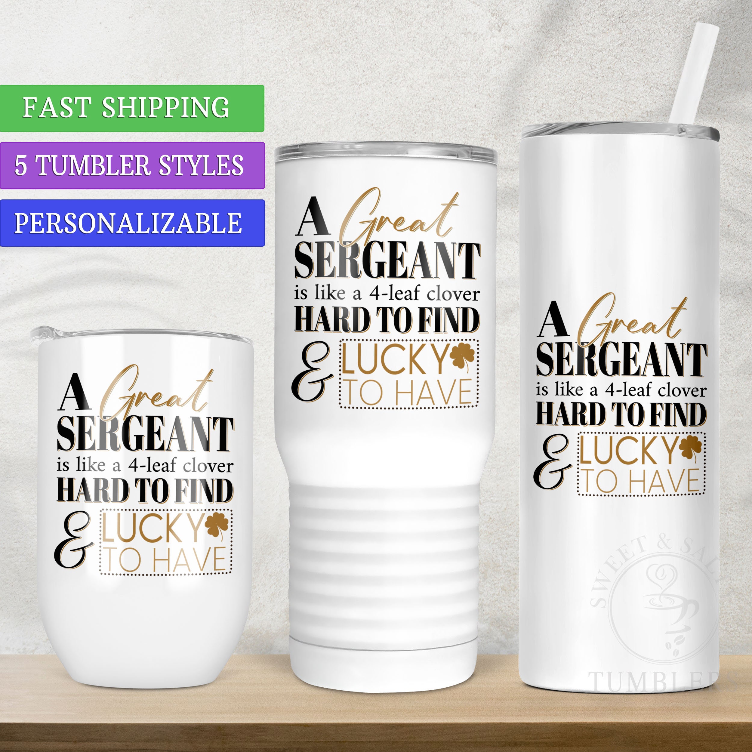 Sergeant Appreciation Gift for Police Sergeant, A Great Sergeant ...