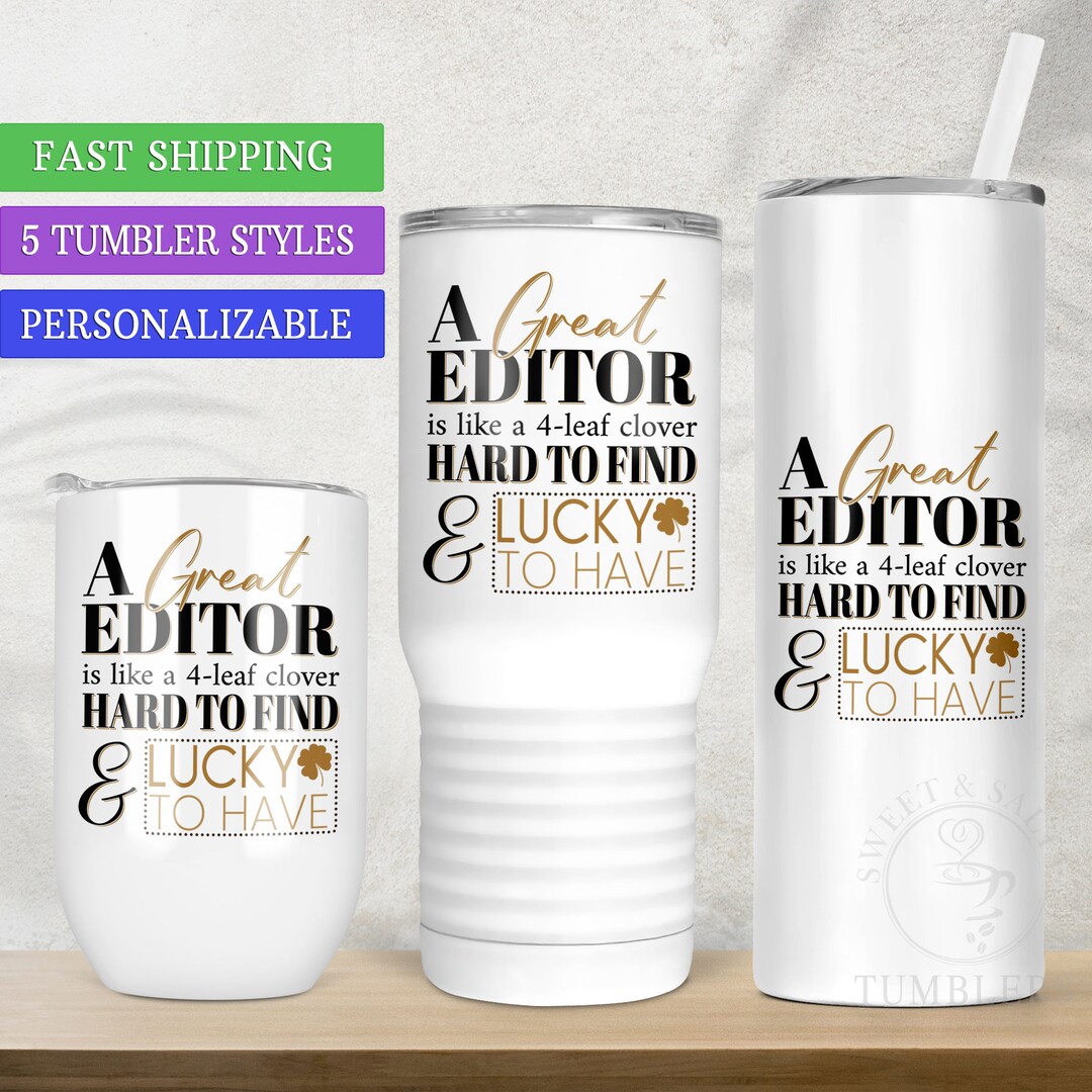 Personalized Editor Appreciation Gift for Book Magazine Editor, A Great ...