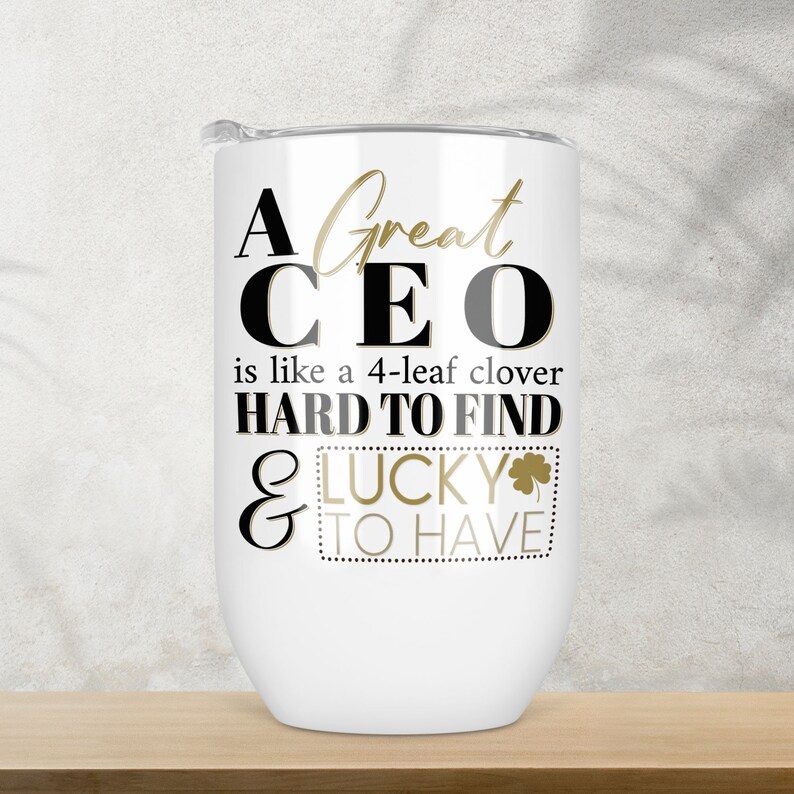Personalized CEO Appreciation Gift for CEO Boss, A Great CEO Tumbler ...