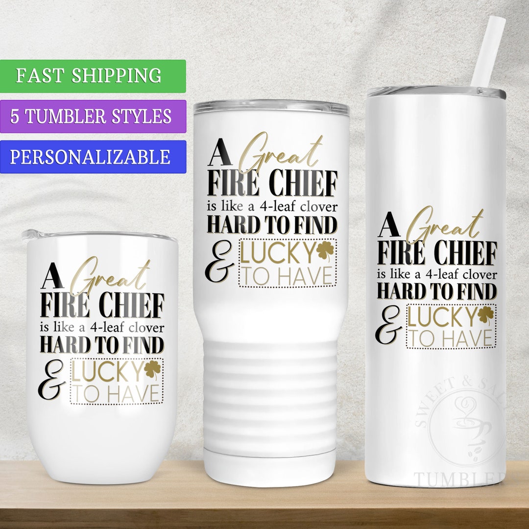 Personalized Fire Chief Appreciation Gift for Firefighter Chief, A ...