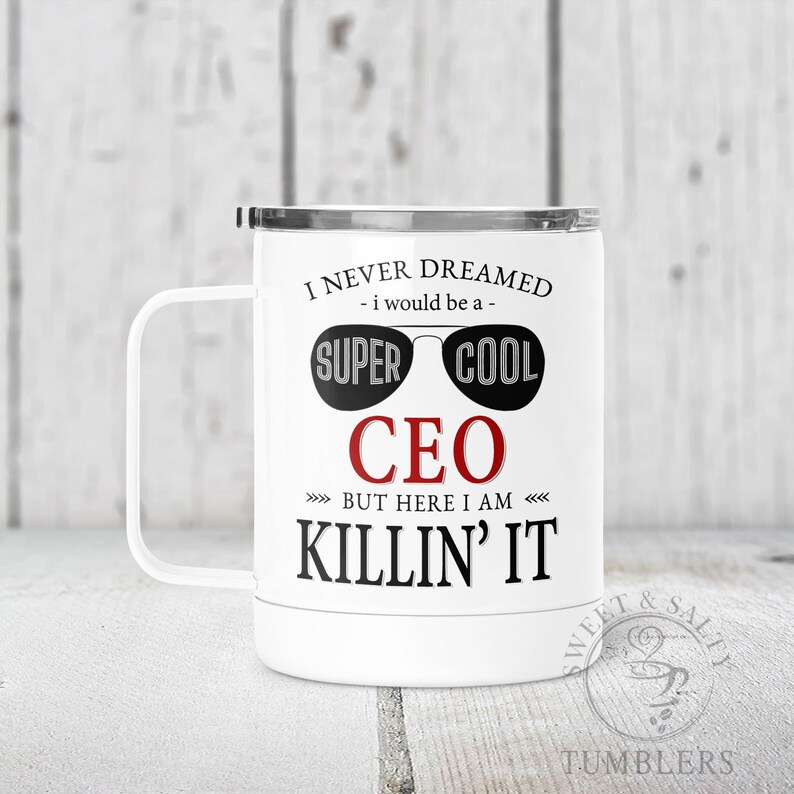 Funny CEO Gift for Boss Chief Executive Officer Tumbler Super - Etsy