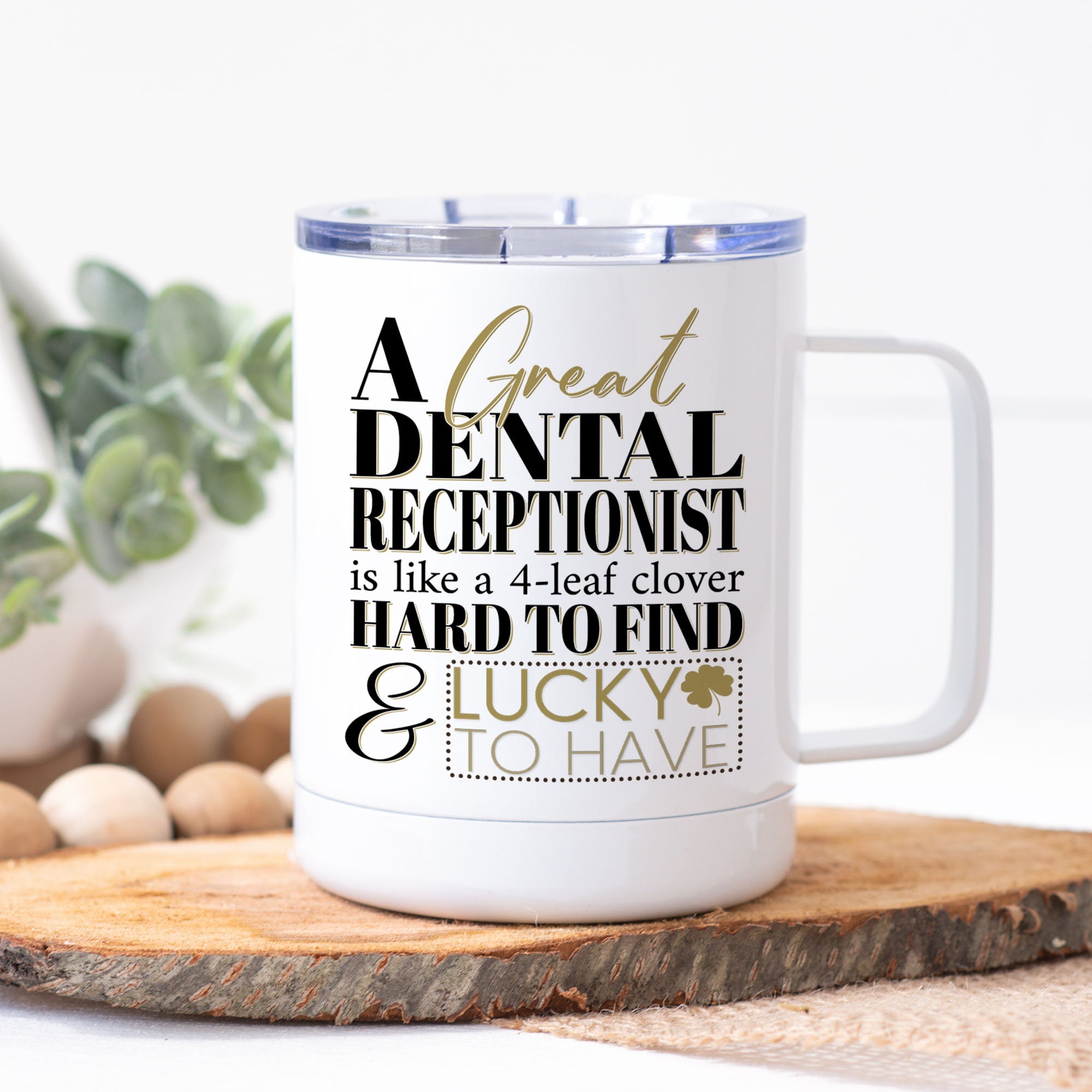 Personalized Receptionist Appreciation Gift for Dentist Office, A Great ...