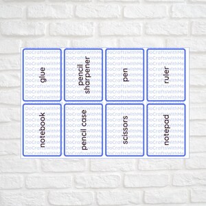 Bilingual Memory Game Printable | School Objects Matching Cards ...