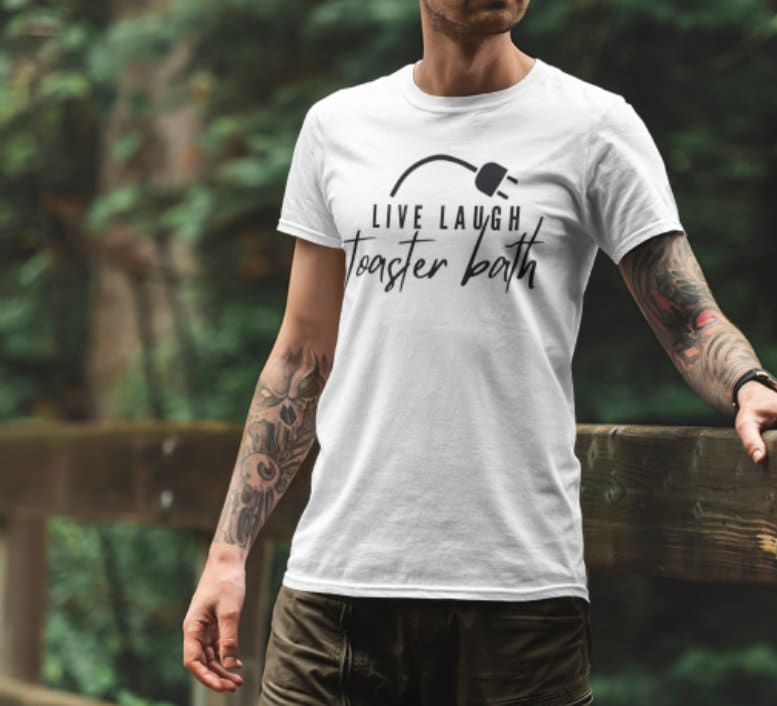 Live Laugh Toaster Bath - SVG and PNG - Cut File, Funny, Cricut ...