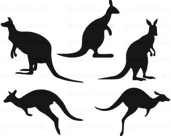 Kangaroo Svg Png Bundle Cricut Cut File Shirt Design Kangaroo - Etsy ...