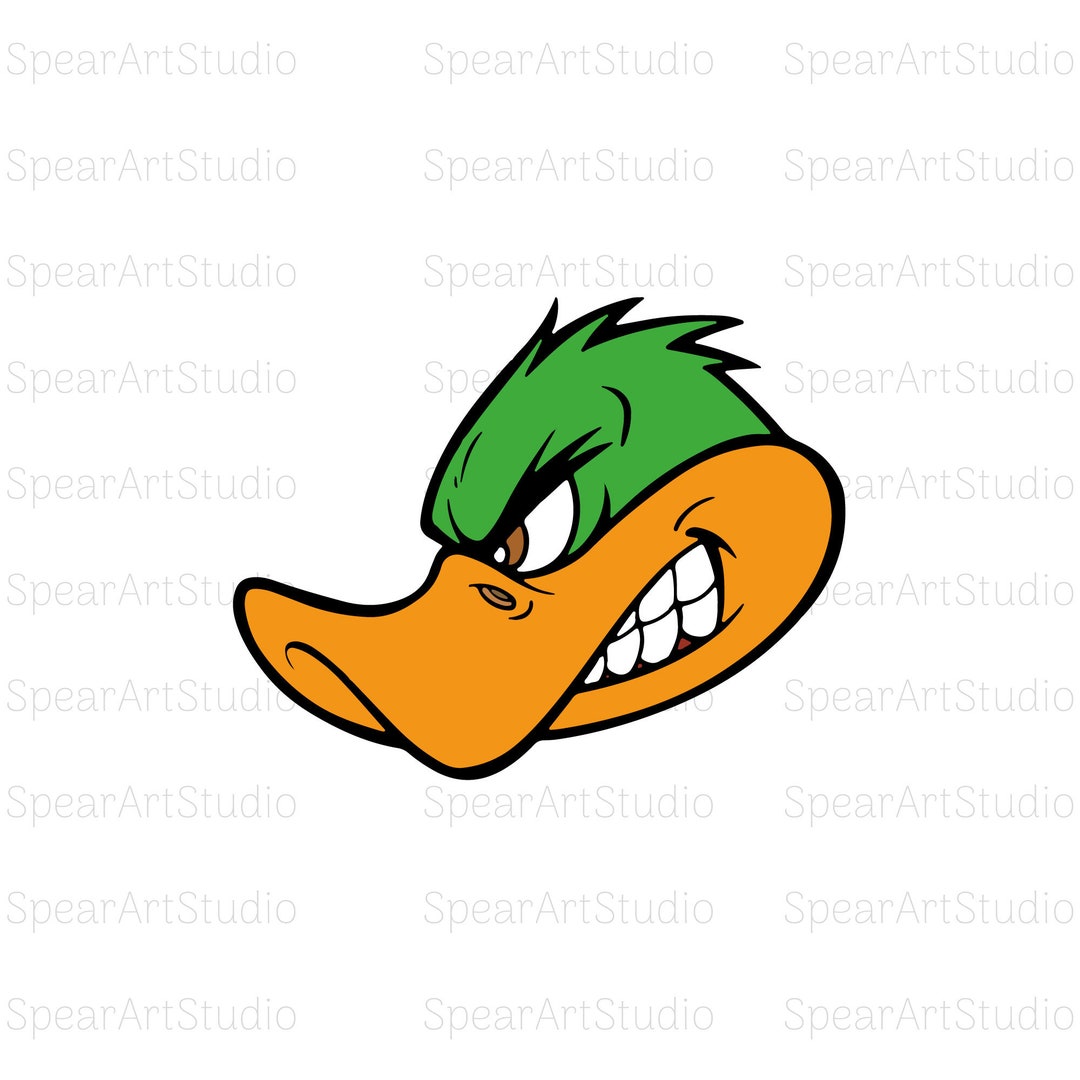 Duck Mascot Sports Team SVG & JPEG Instant Download Digital Download ...