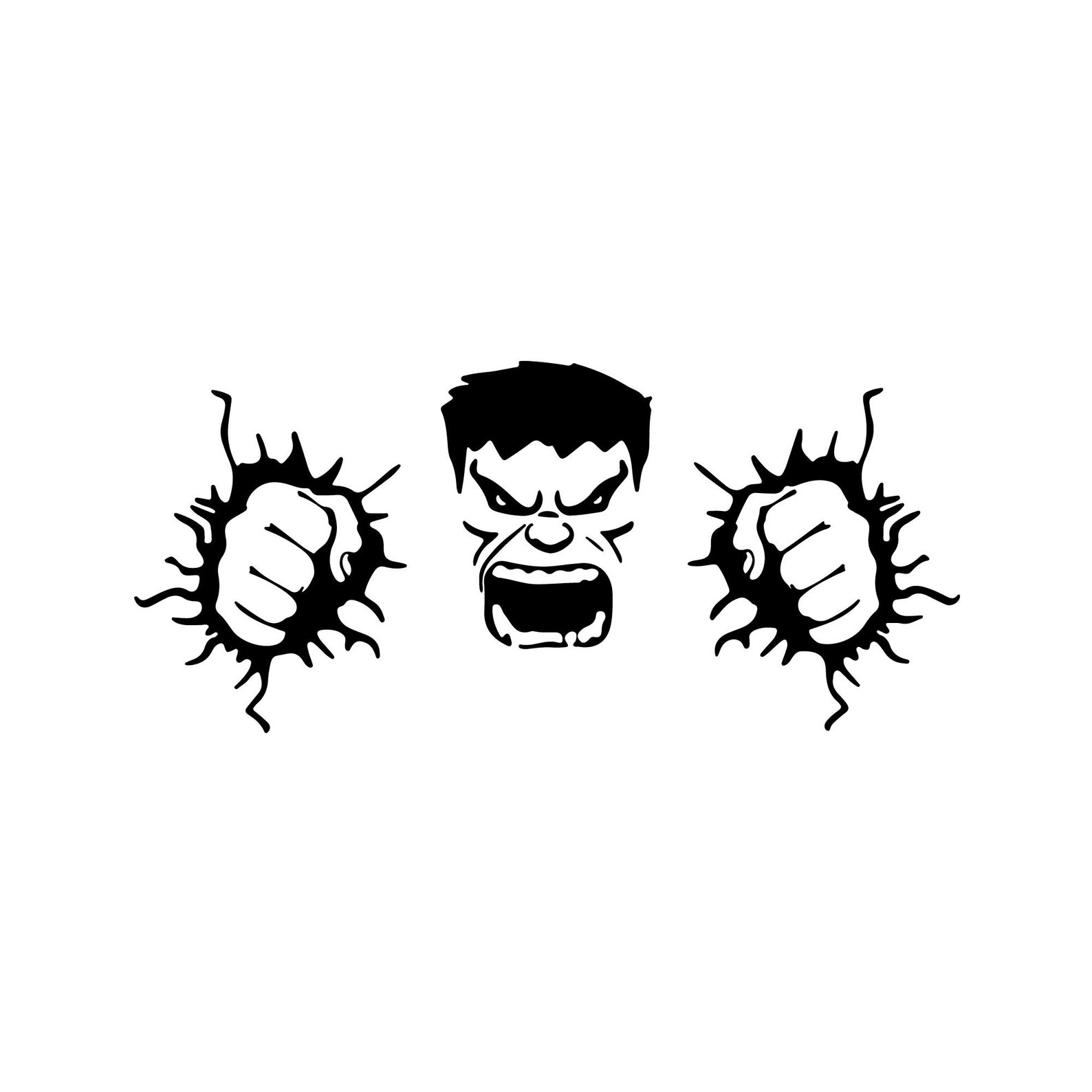 Hulk Face Svg Hulk Hands Svg Cut Files for Cricut - Etsy