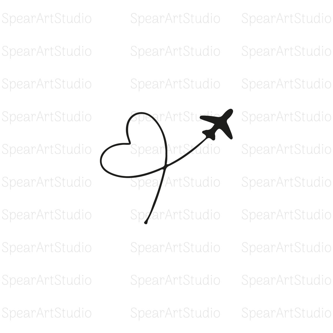 Airplane Bundle SVG PNG Clipart, Travel Svg, Love Travel, Digital ...