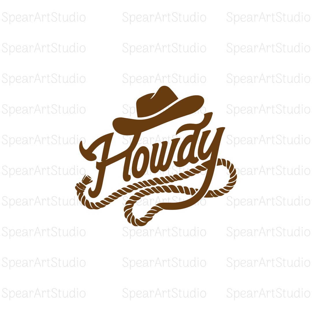 Howdy SVG, Cowboy and Cowgirl Svg, Digital Download, Silhouette, Howdy ...