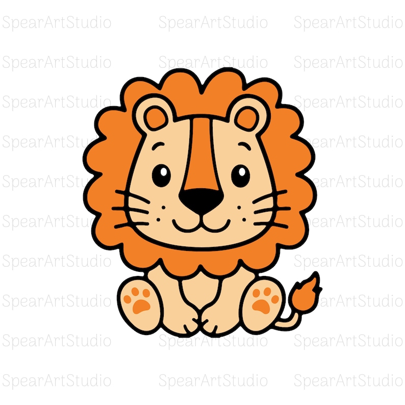 Buy Safari Animals Outline SVG Cute African Jungle Animal Cut File ...