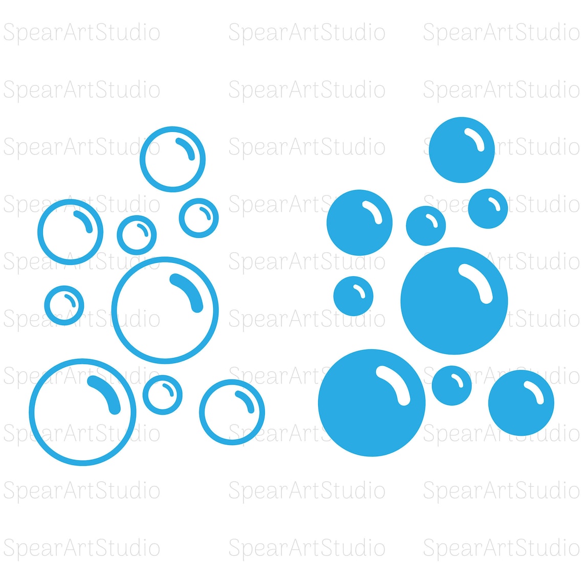 Bubble SVG | Bubble Bundle | Bubbles Cut Files | Bath SVG Vector Files ...