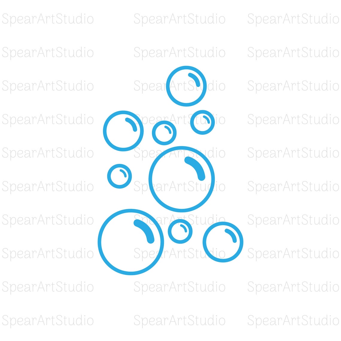 Bubble SVG | Bubble Bundle | Bubbles Cut Files | Bath SVG Vector Files ...