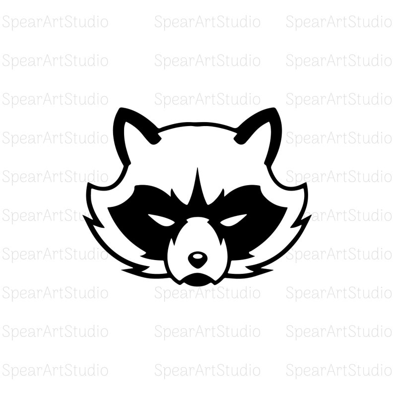 RACCOON Cut File Raccoon SVG Raccoon Clipart Animal Pdf Ia PNG - Etsy