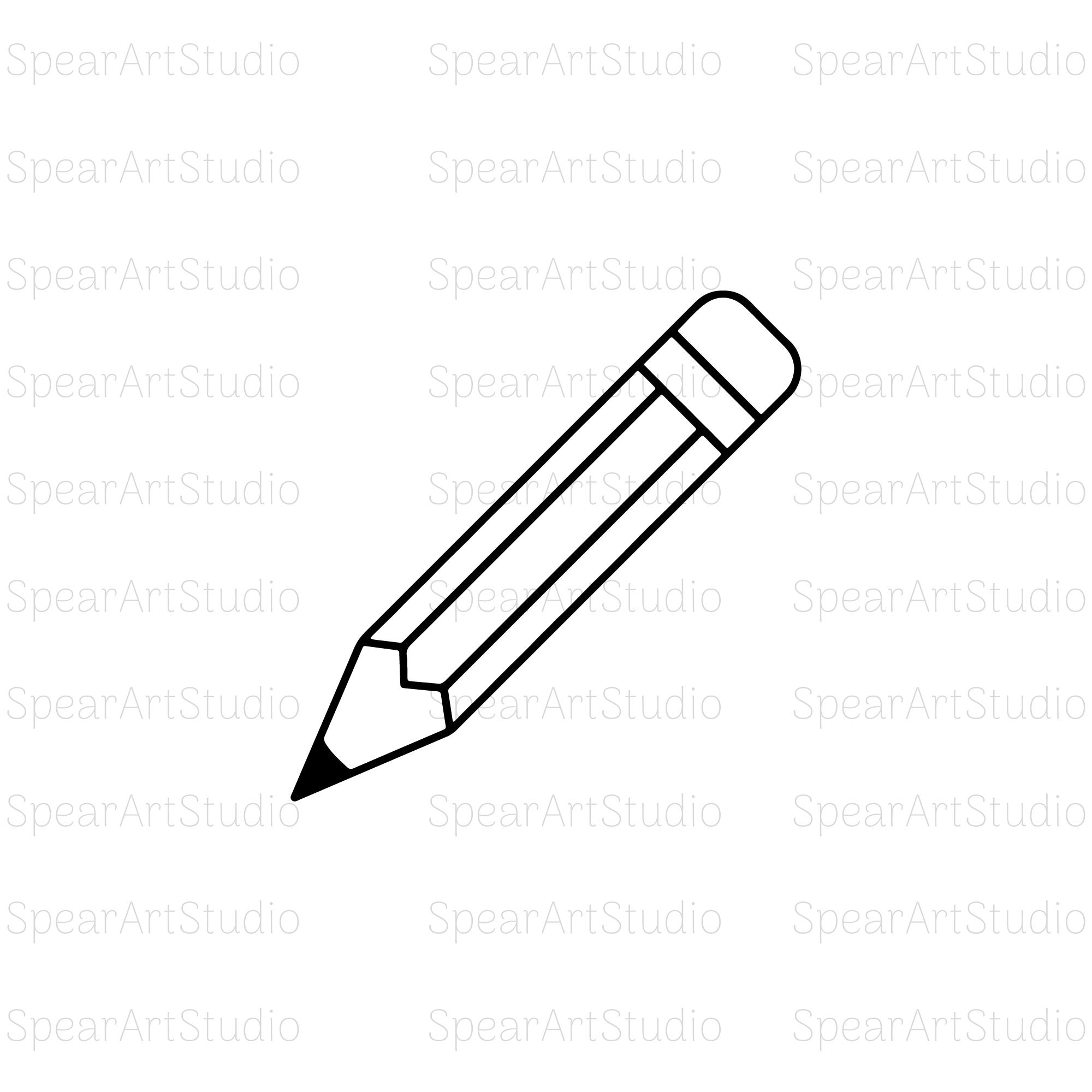 Pencil SVG - Pencil Clipart SVG - School SVG - Vector Pencil - Digital ...