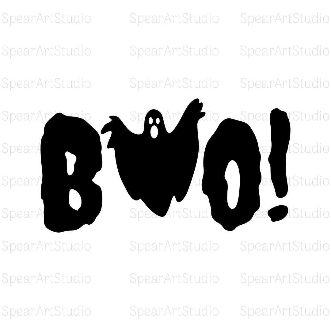 Boo SVG, Ghost Boo Svg, Halloween Design SVG, Boo Ghost Svg, Halloween ...
