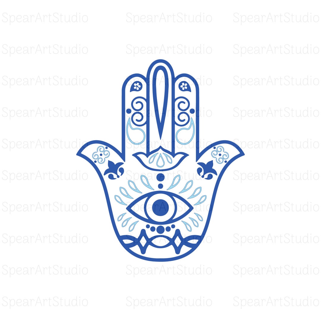Hamsa Svg, Hamsa Hand Svg, Hamsa Clipart, Evil Eye Svg, Humsa Svg Cut ...