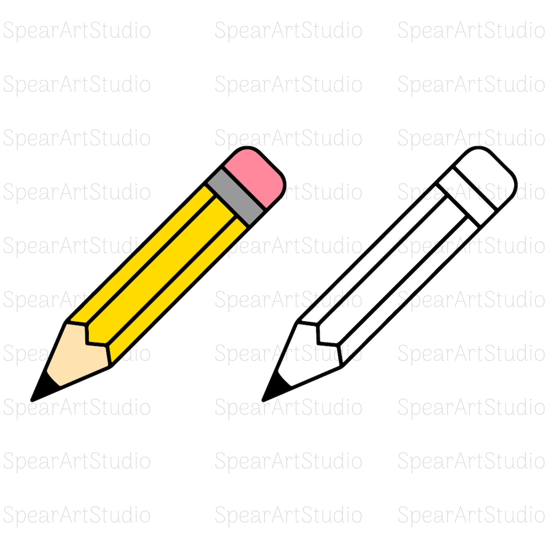 Pencil SVG - Pencil Clipart SVG - School SVG - Vector Pencil - Digital ...